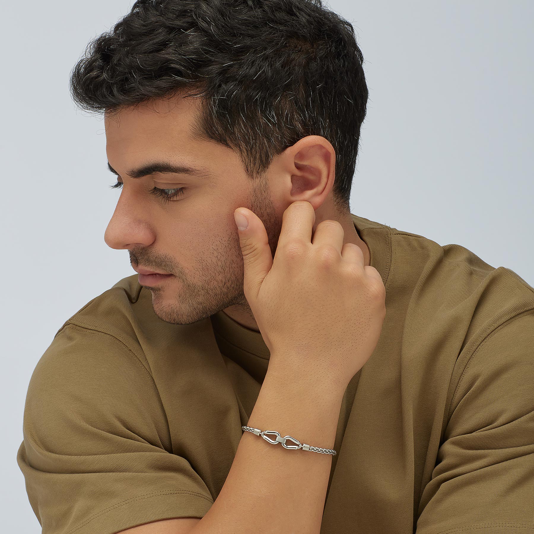 Bracelet Men's Stainless Steel Knocker Bkc24 | Brosway